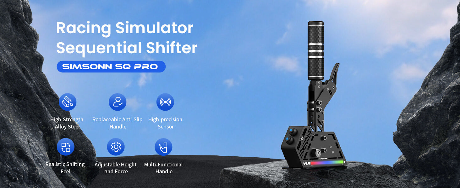 Simsonn SQ Pro Racing Simulator Sequential Shifter – SIMSONN