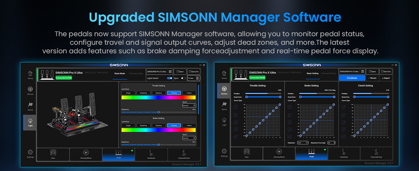 Simsonn Racing Pedal Pro X – Engineered for Ultimate Racing Simulation ...
