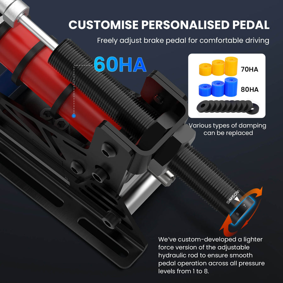 Simsonn Racing Pedal Pro X – Engineered for Ultimate Racing Simulation ...