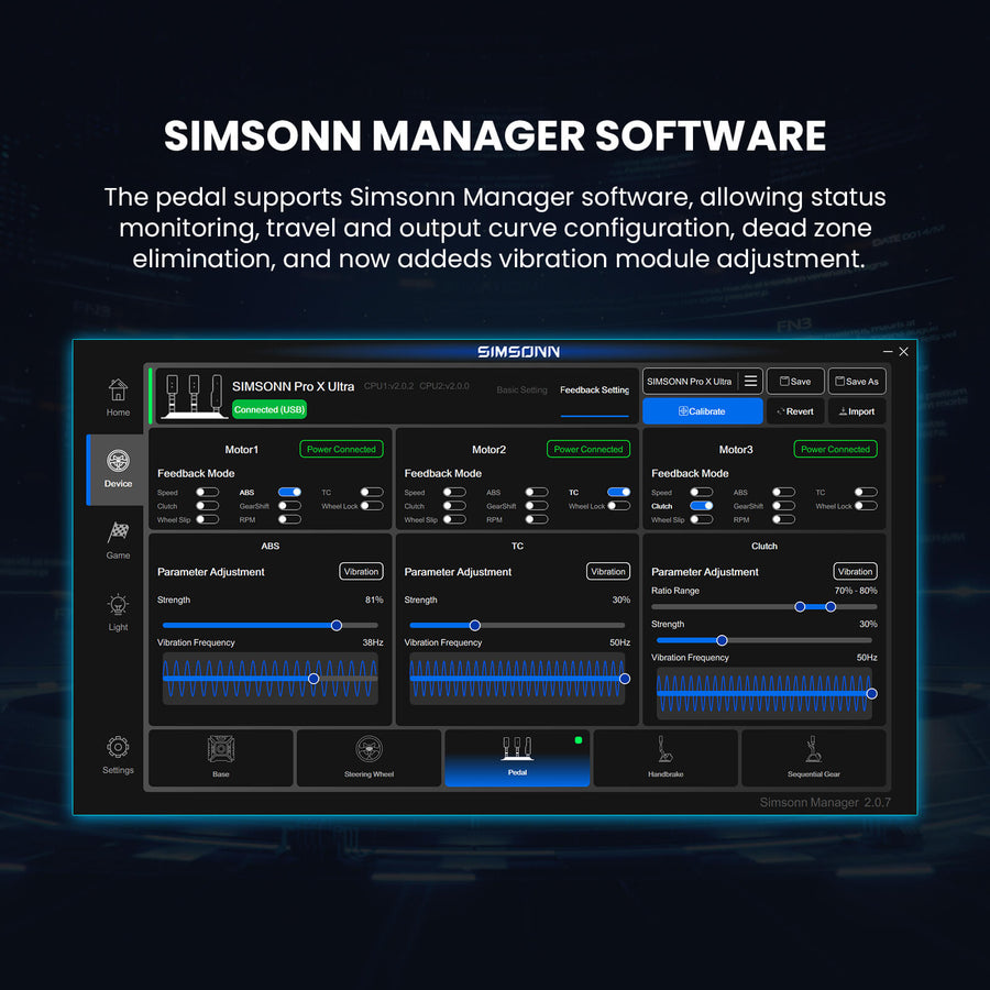 Simsonn Racing Pedal Pro X – Engineered for Ultimate Racing Simulation ...