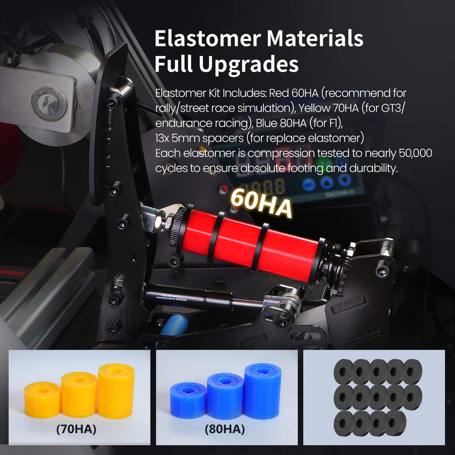 Simsonn Plus X Sim Racing Pedals | Durable, Adjustable, Pro-Level ...