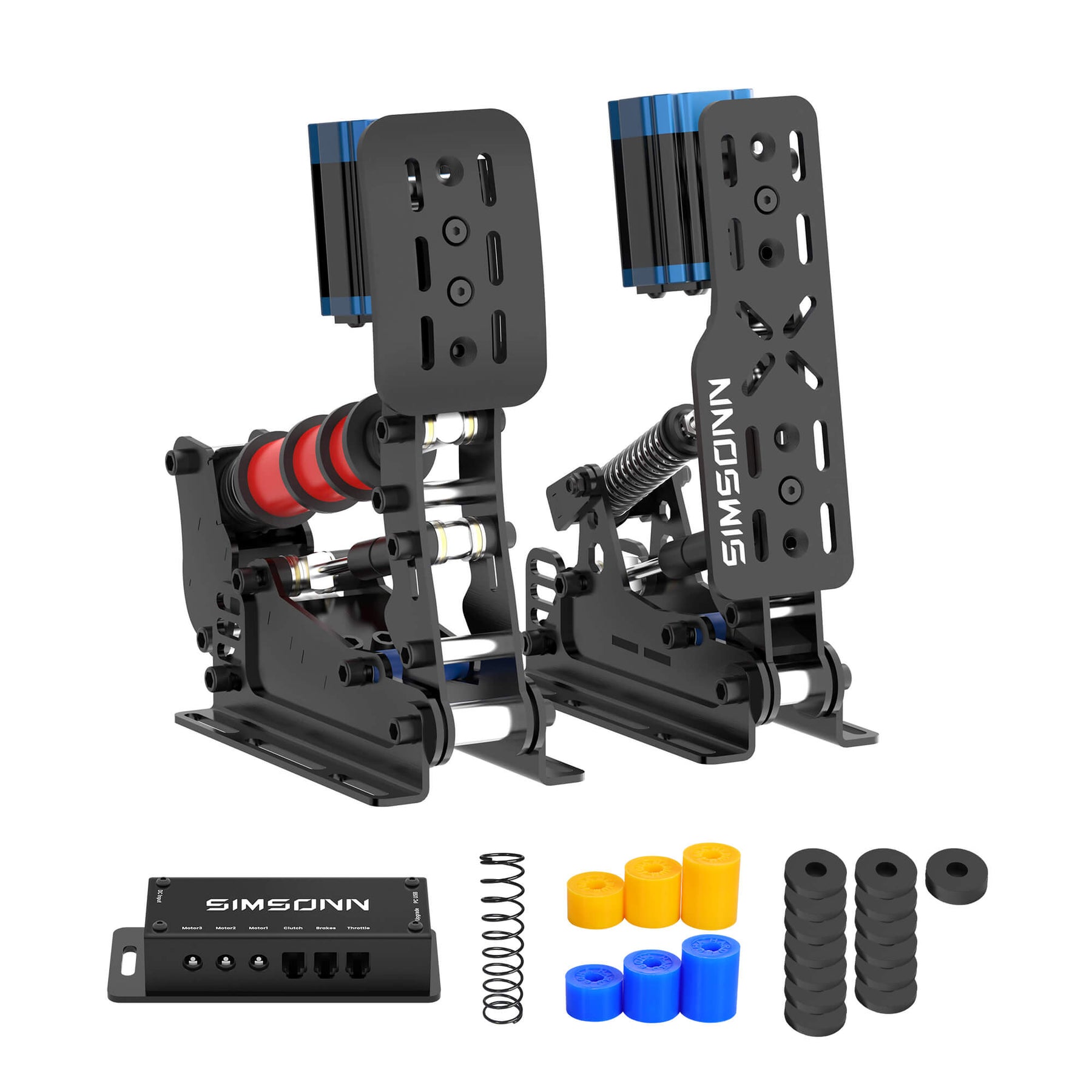 Simsonn Plus X Sim Racing Pedals | Durable, Adjustable, Pro-Level ...