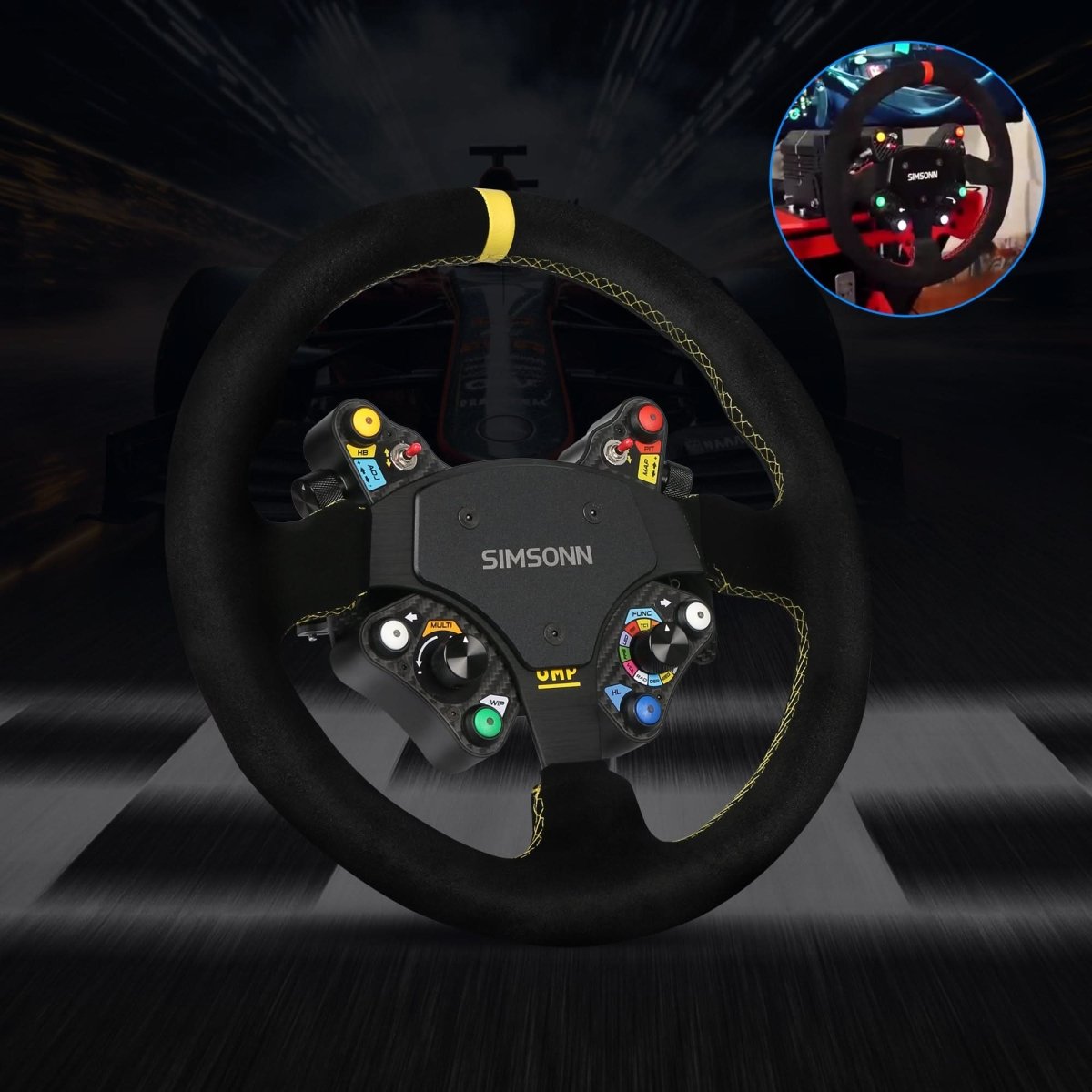 Simsonn GT2 Steering Wheel S1 – Professional Precision and Durability ...