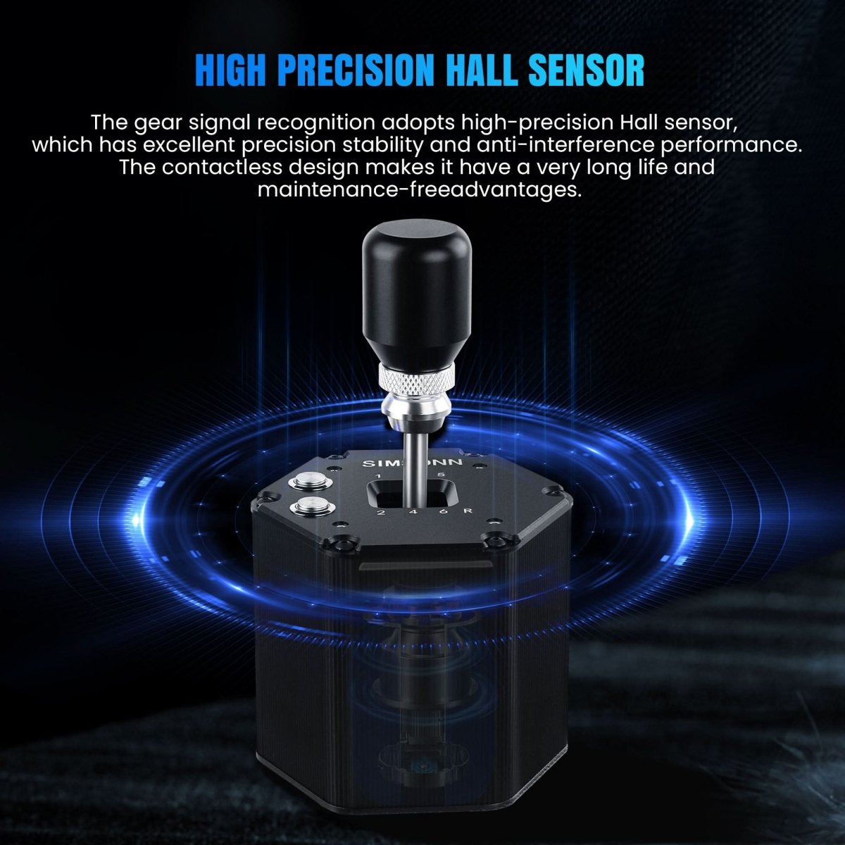Simsonn 6+R H Gear Shifter – Precision Engineering for Ultimate Sim ...